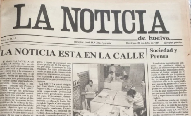 Me acuerdo de ‘La Noticia de Huelva’, en el 40 aniversario de su cierre ...